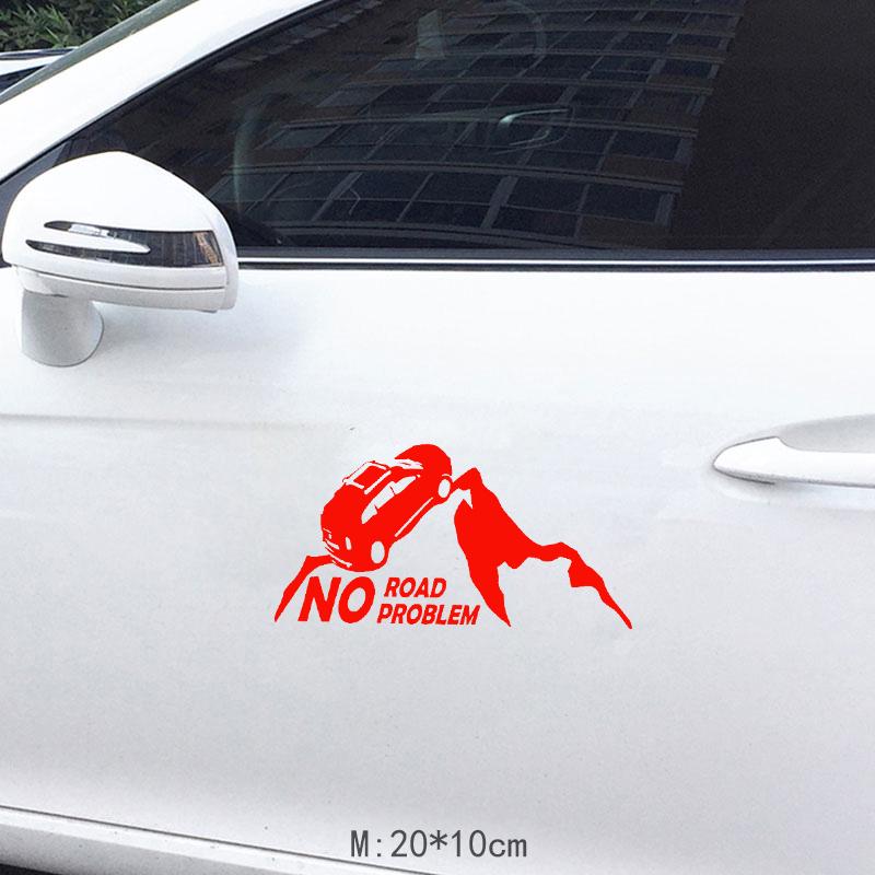 Metvi No Road Problem Stickers For Car Vinyl Sticker Auto Decor ...