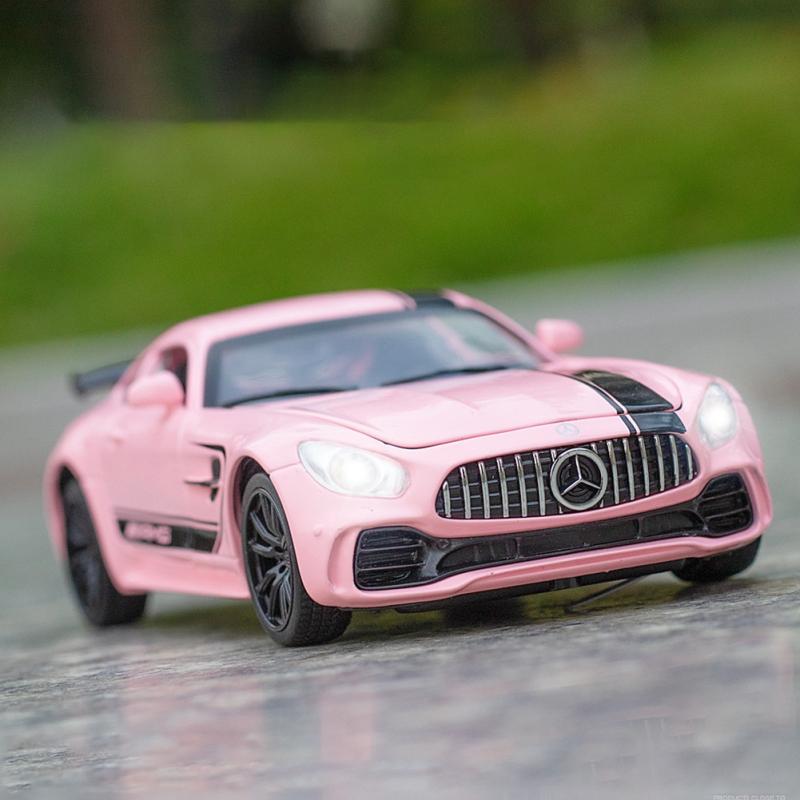 1:32 Simulation Pull Back Car Model Alloy Car With Sound Light ...