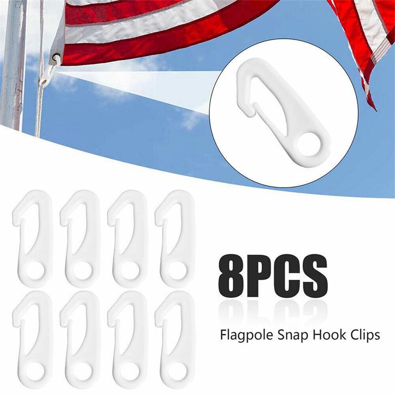 Buy 8PCS Heavy Duty Snap Hooks Clips Flagpole Flag Pole Attachment ...