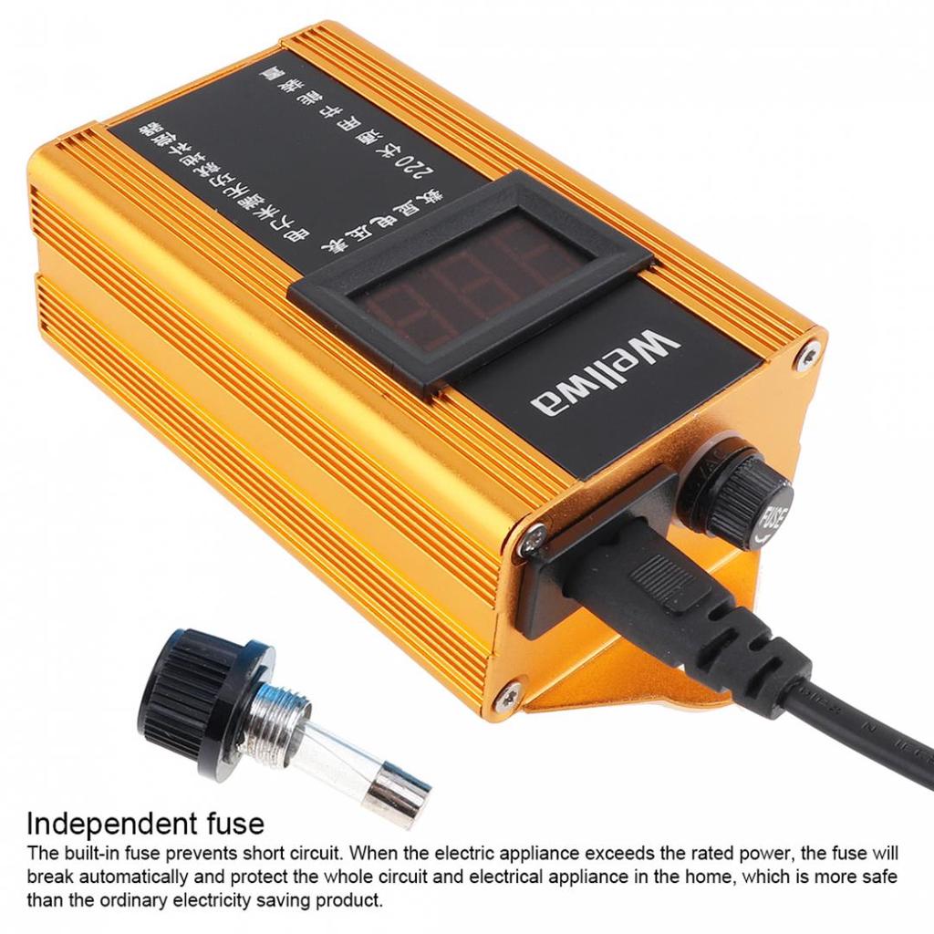 Buy 100KW 110V-220V Smart Power Saver Household Meter Electricity ...