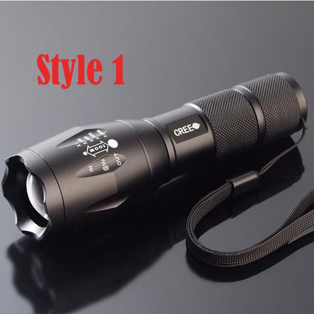 Buy XM-L T6 300000Lumens Led Torch Zoomable LED Flashlight Torch Light ...