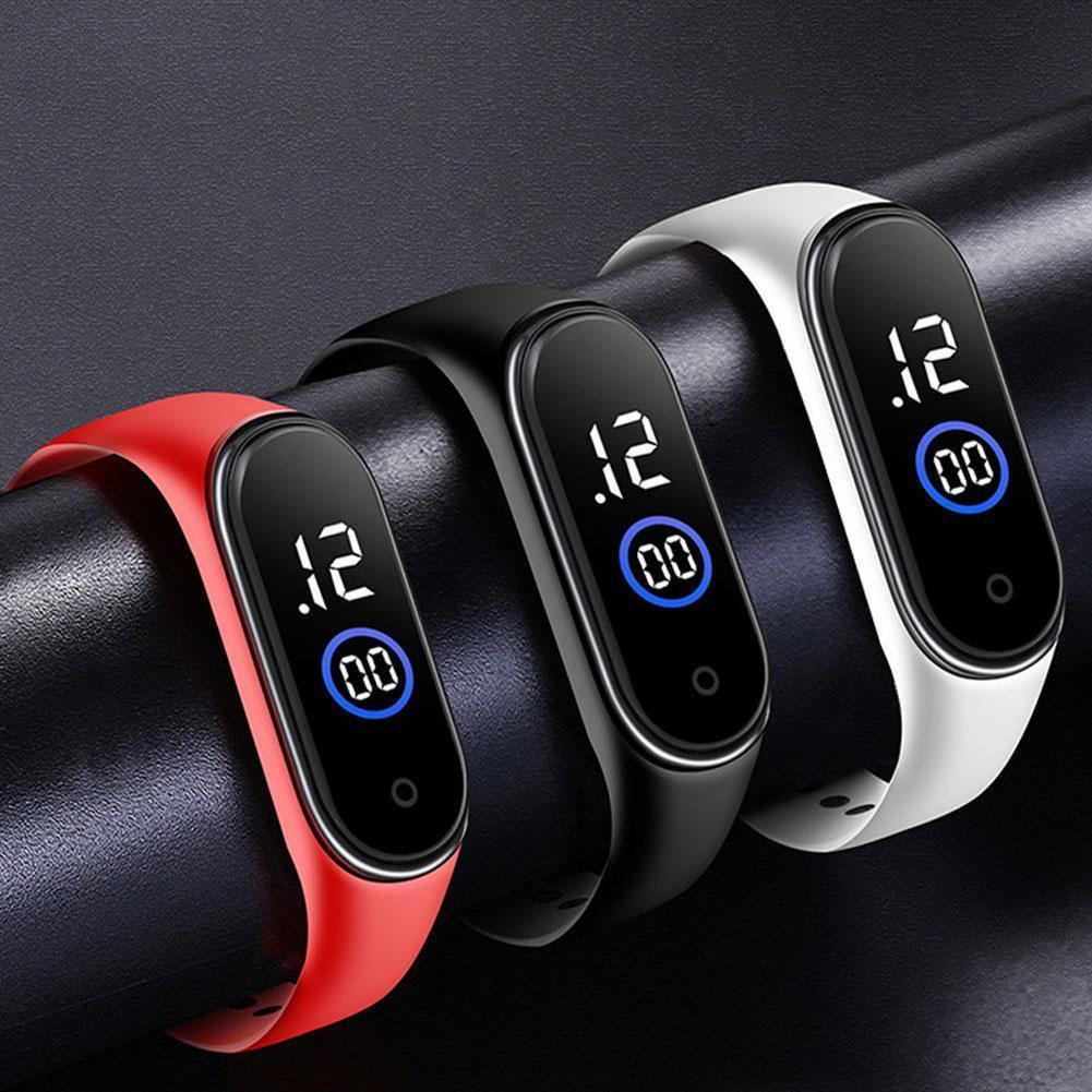 Buy New Portable LED Electronic Watch M4 Button Electronic Watch Couple ...