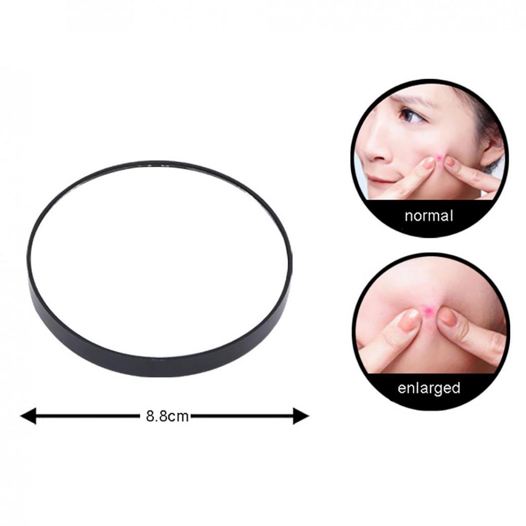 5/10X Portable Women Pores Acne Magnifying Mirror Makeup Glass with ...