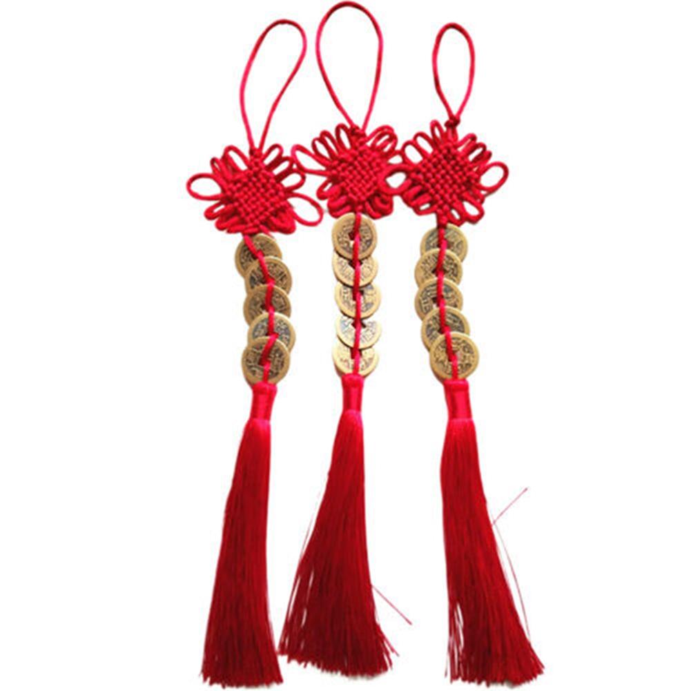 Buy Red Chinese Knot Ornaments Tassel Red Hanging Ornaments Lucky ...