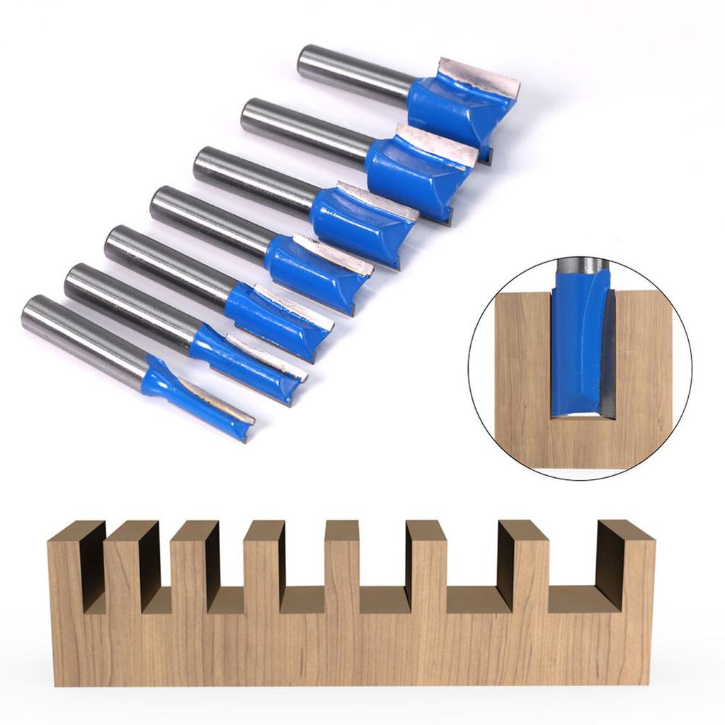 Buy 8 Mm Shank Straight / Dado Router Bit Set Diameter Woodworking ...