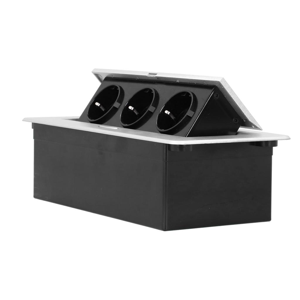 Buy Desktop Socket Embedded Power Outlet 3 Position Charging Socket for ...