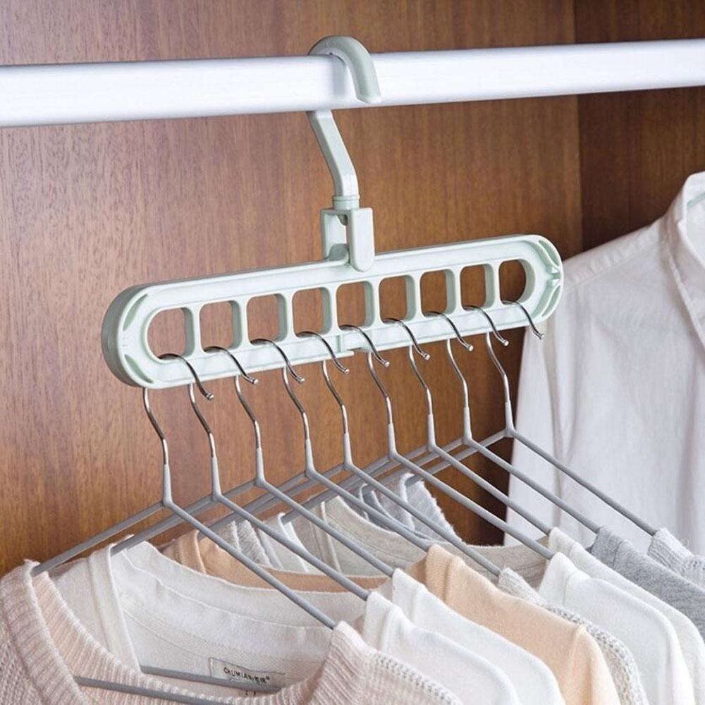 Buy Multi-port Support Circle Clothes Hanger Holders Clothing Drying ...