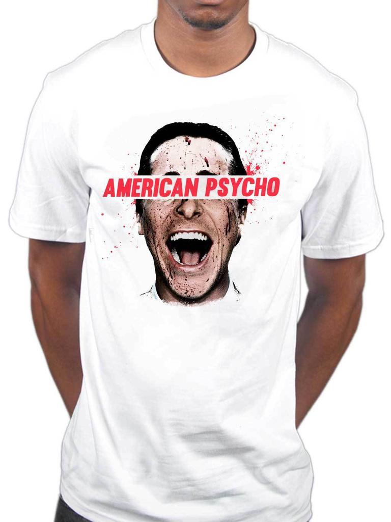Buy Official American Psycho T Shirt Movie Male Film Merchandise at ...