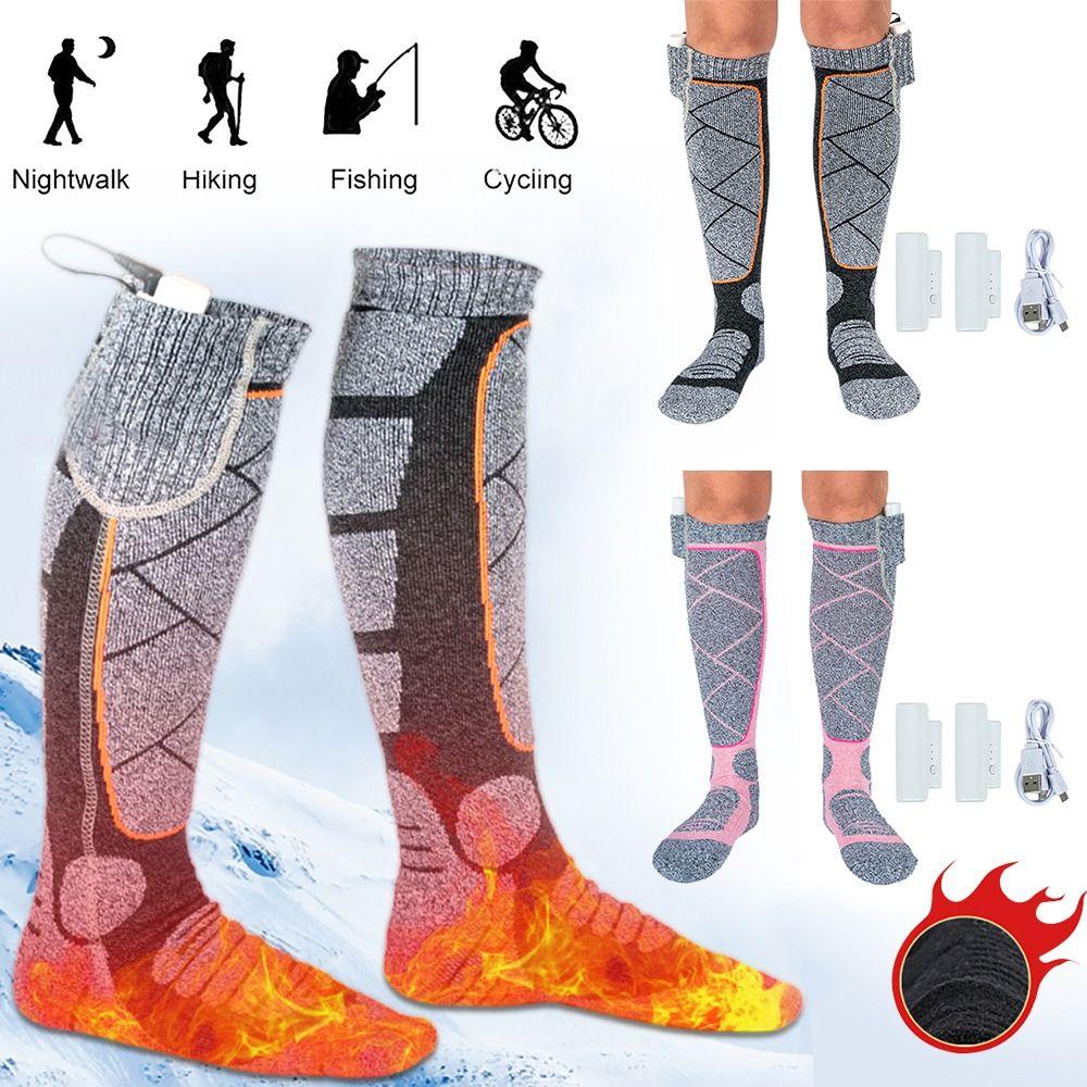 Buy Adjustable Double Layer Winter Outdoors Foot Socks Warmer Socks ...