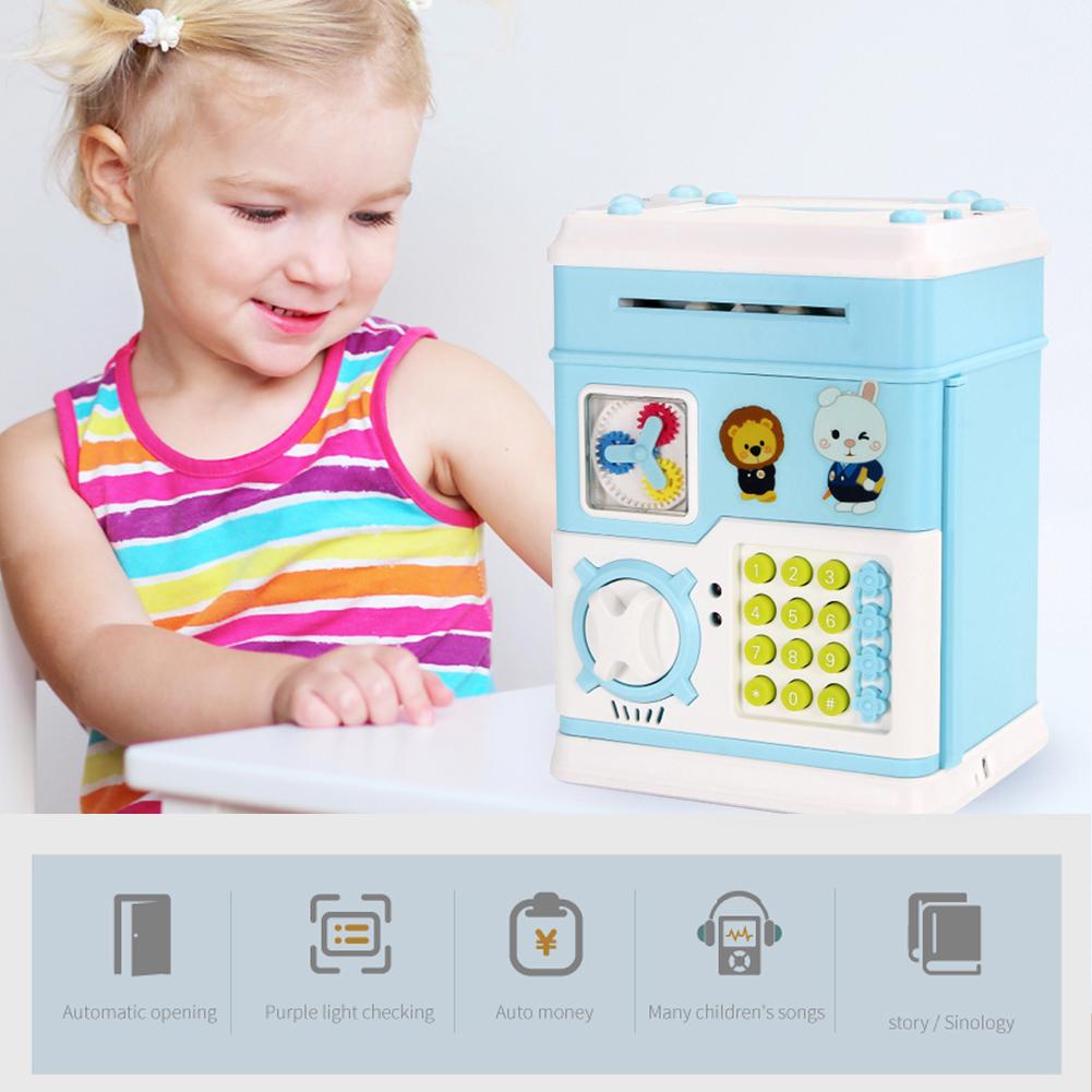 Buy Multifunctional Electronic Piggy Bank Mini ATM Password Box ...