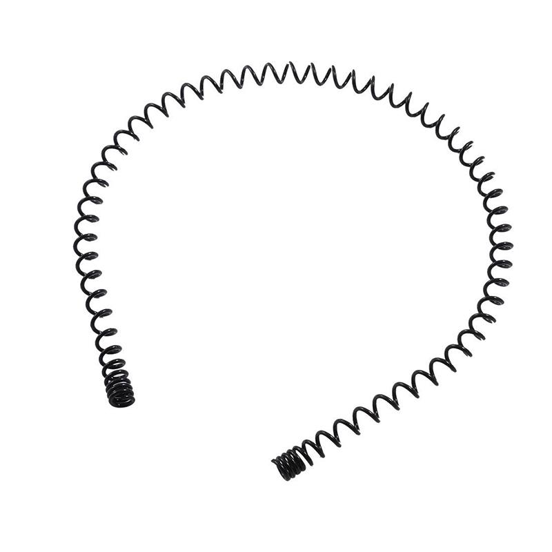 Buy (Black )Head Hair Hoop Women Flexible Metal Spring Shape Band at ...