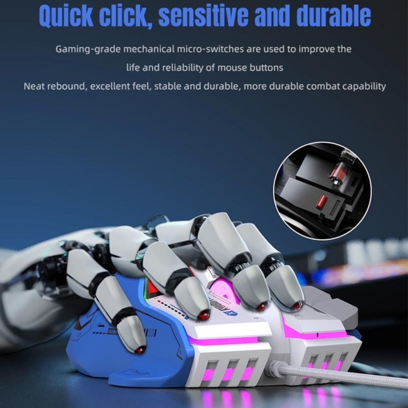 Cheap G6 Programmable Gaming Mouse 12800dpi Rgb Colorful Luminous Wire ...