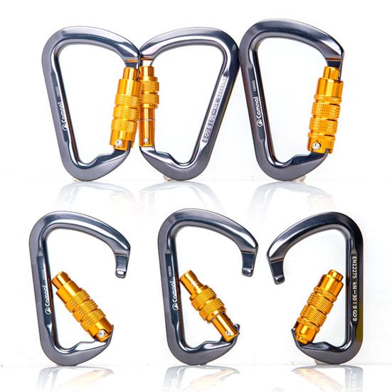 Buy Ergonomic Design Wear Resistant D-Shaped Carabiners Practical ...