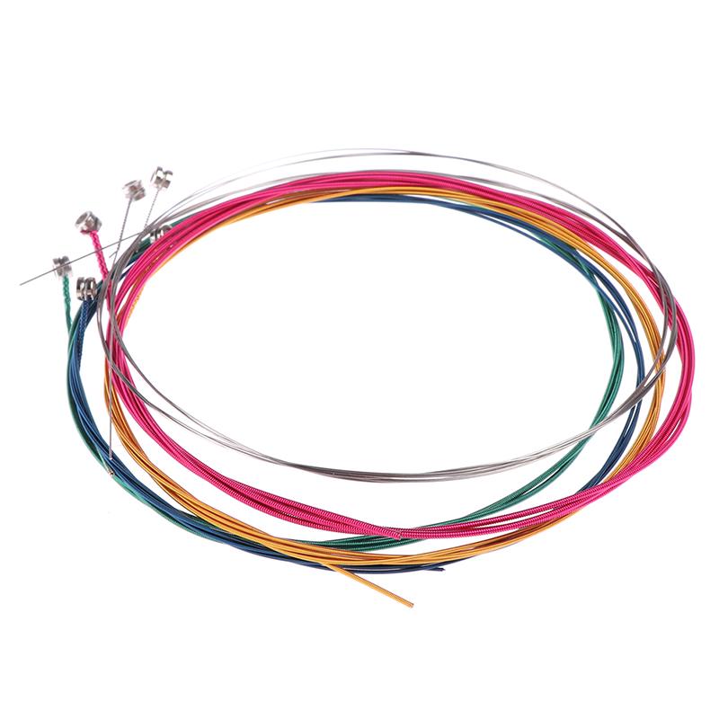 Buy 6Pcs/Set Acoustic Folk Guitar Strings Steel Core Copper Wire Wound ...