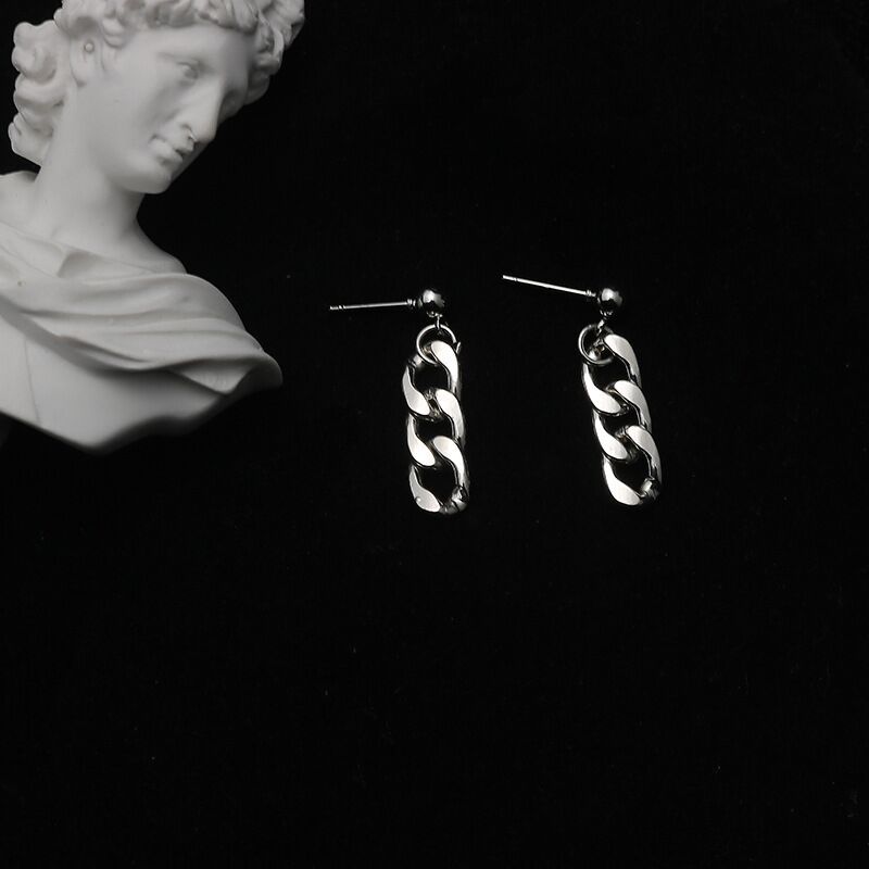 Kjøp Chain Locker Piercing Rock Punk Pendiente Ohrringe Drop Earring ...