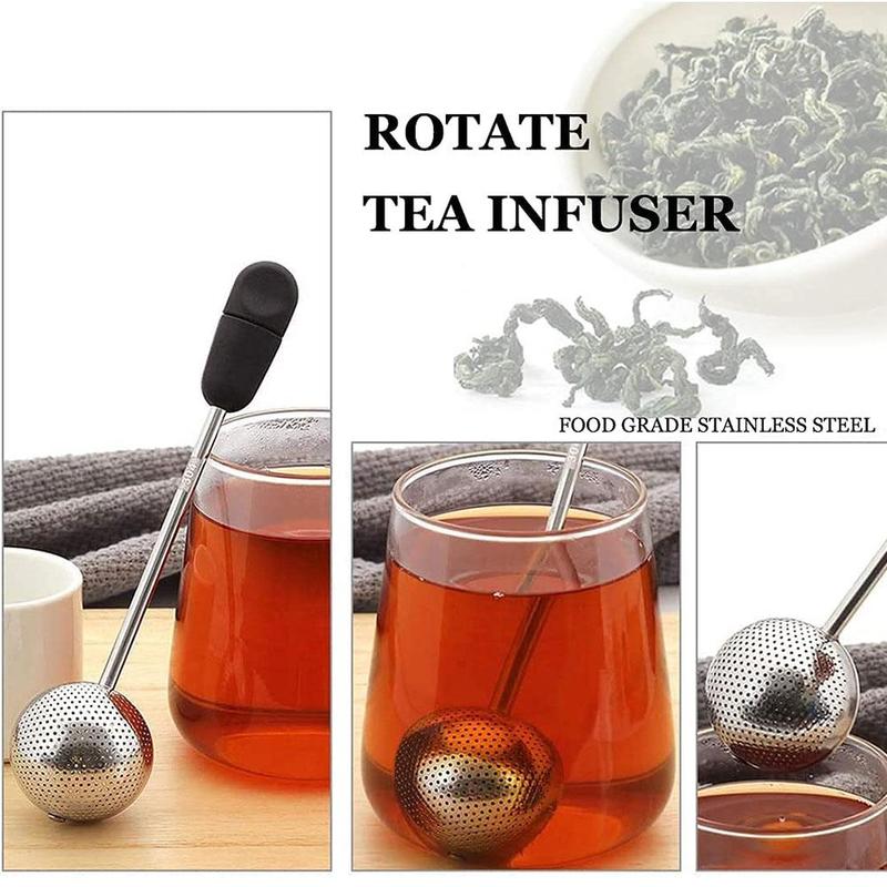 Steel Tea Maker Filter Tea Infuser Ball Portable Fine Mesh Tea Filter ...