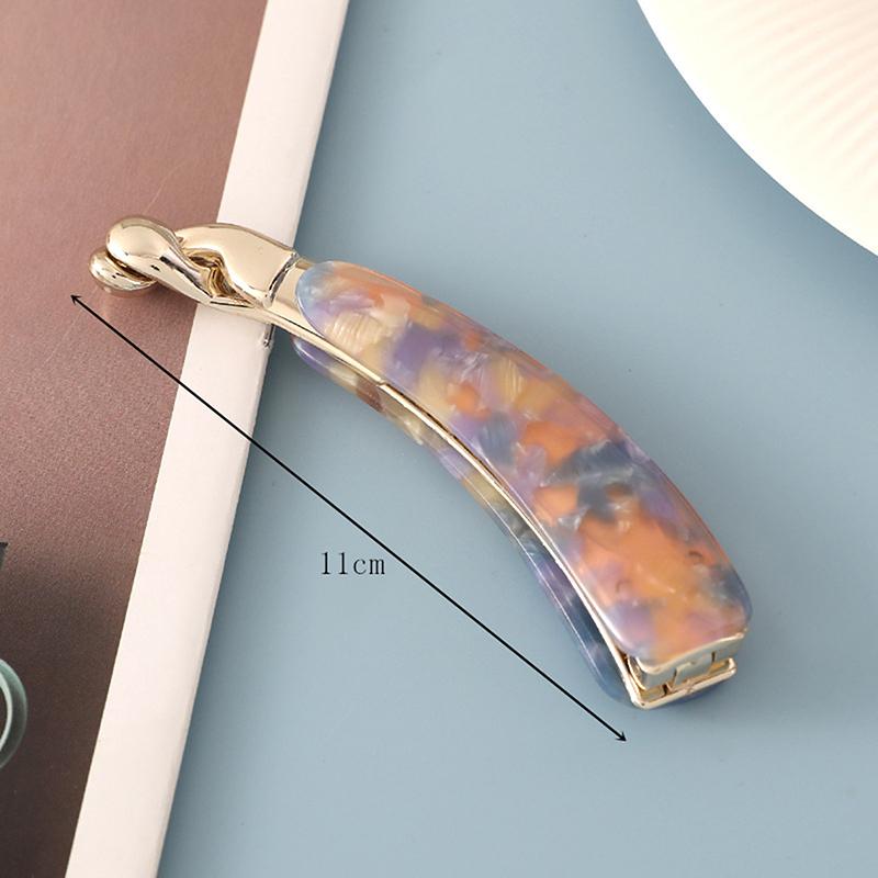 Buy Banana Clip Ponytail Hairpin Acetate Plate Adult Hair Accessories ...