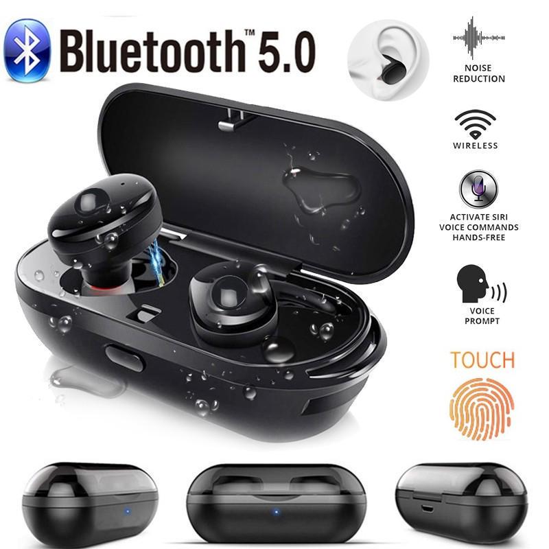 Buy TWS Waterproof Bluetooth Earbuds Earphone Twins Mini Stereo In-Ear ...