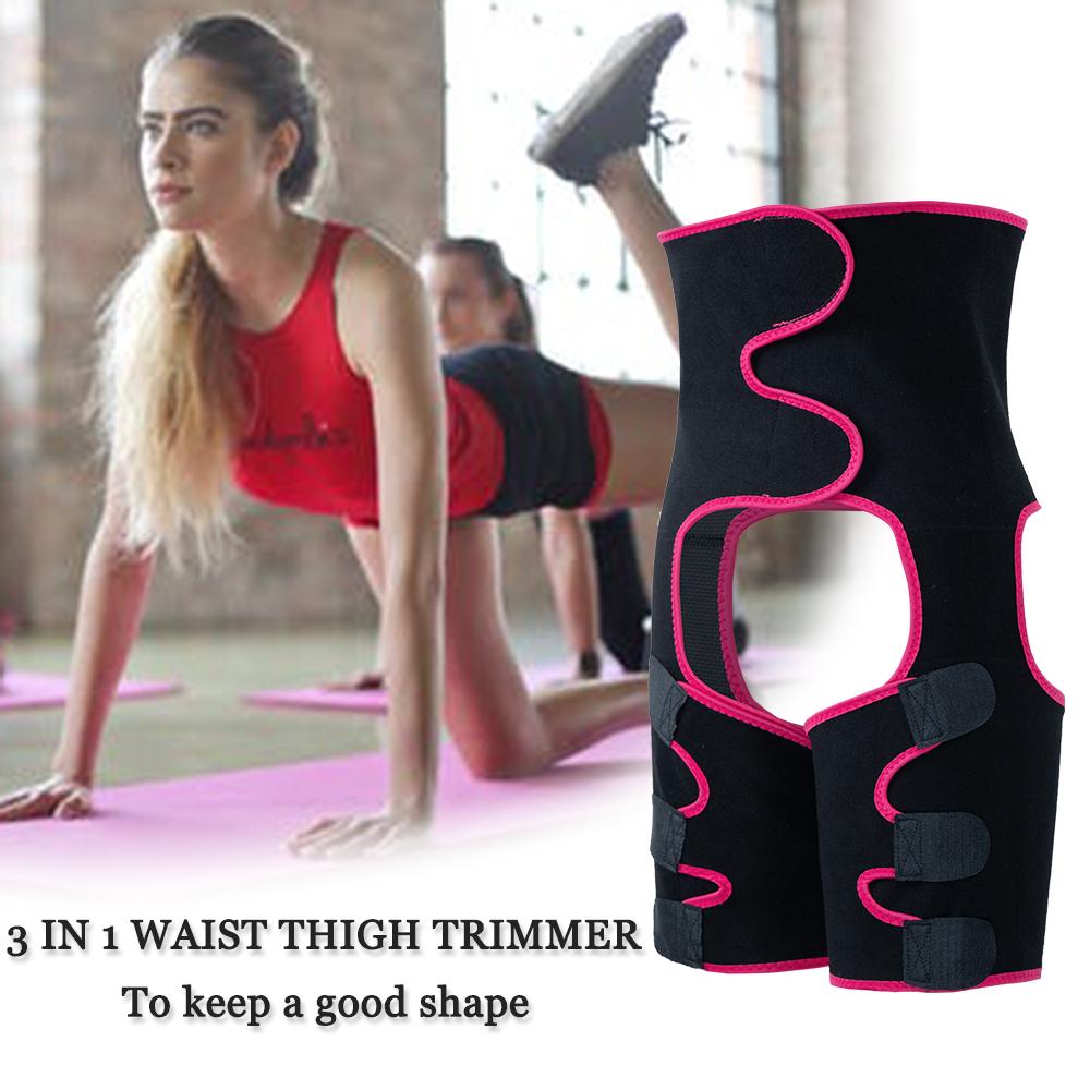 Buy Women Thigh Trimmer High Waist Neoprene Shapewear Leg Slimming Butt ...