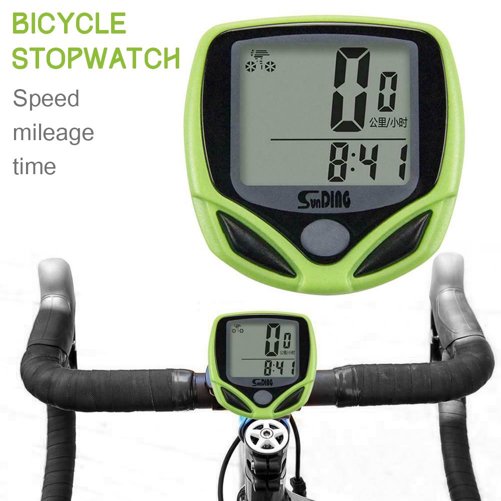 Buy Dagu Waterproof Bicycle Mini LCD Digital Cycling Computer ...