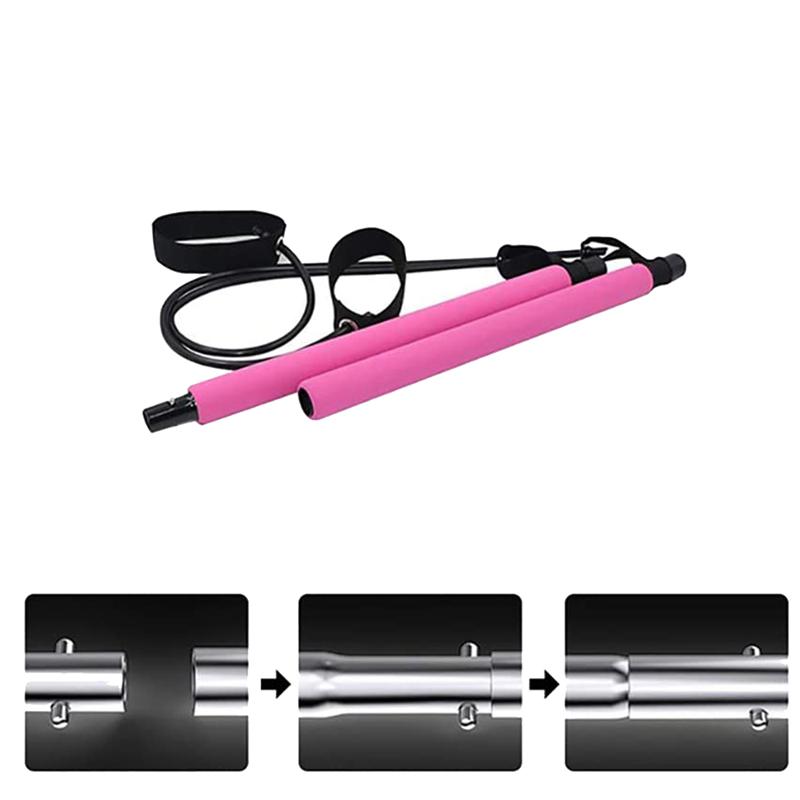 Buy Yoga Fitness Stretch Stick Pilates Bar Lightweight Resistance Band ...