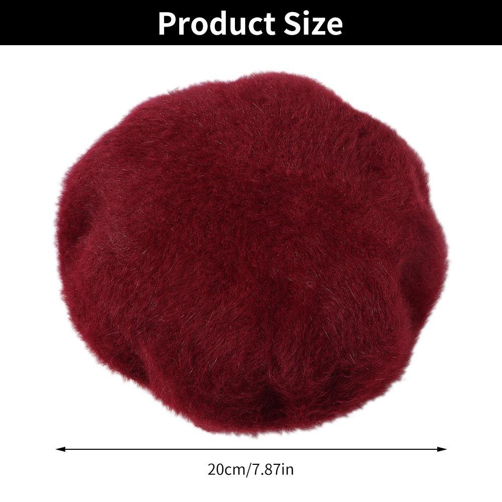 Buy French Tam Women Girls Winter Warm Knitted Hat Beanie Cap Berets ...