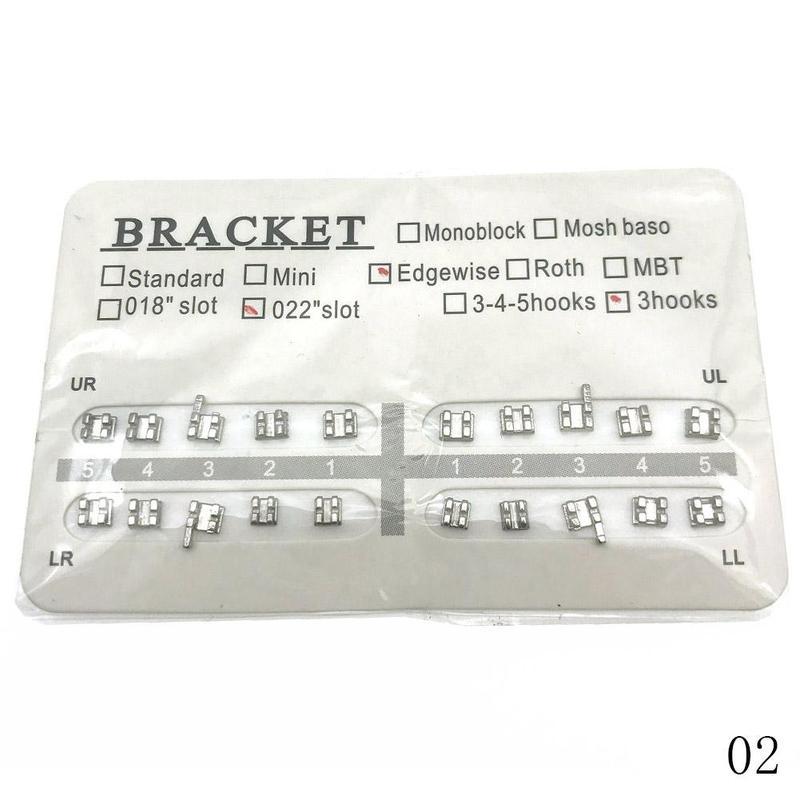 Buy 10 Kits Dental Orthodontic Mental Bracket Brace Mini Roth Slot 022 ...