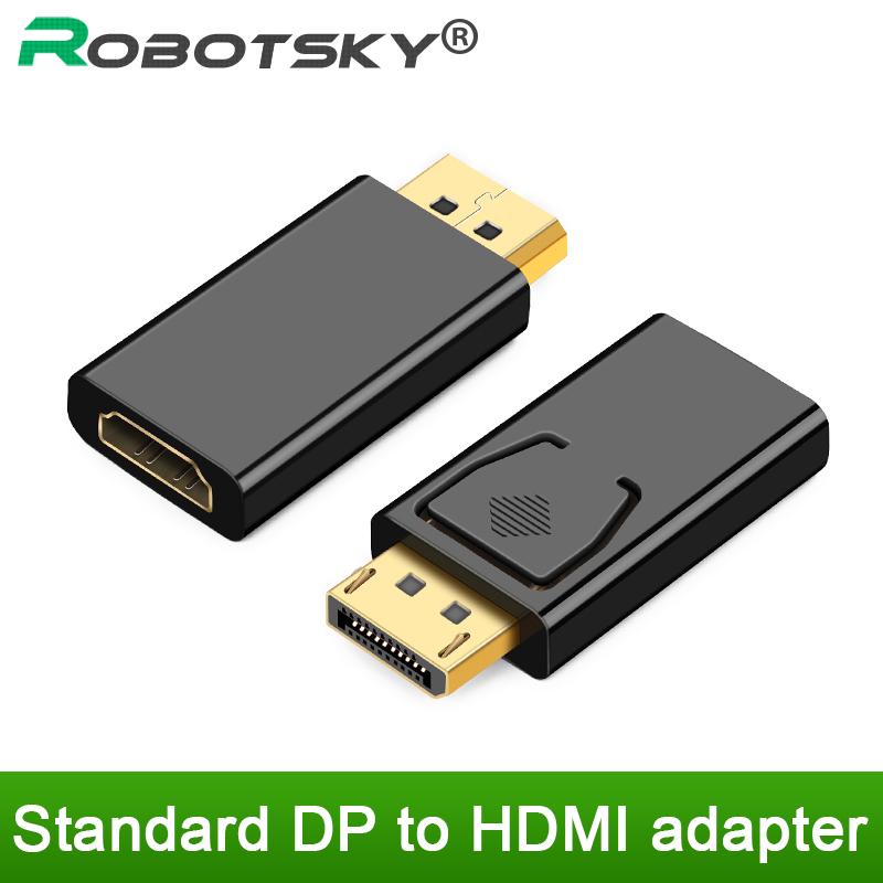 Buy DisplayPort To HDMI Adapter Display Port Male To HDMI Female Cable ...