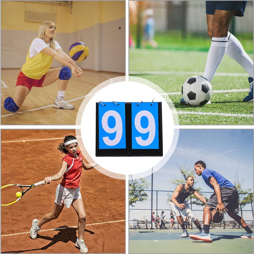Portable Digital Tabletop Scoreboard Football Sports Folding Score ...