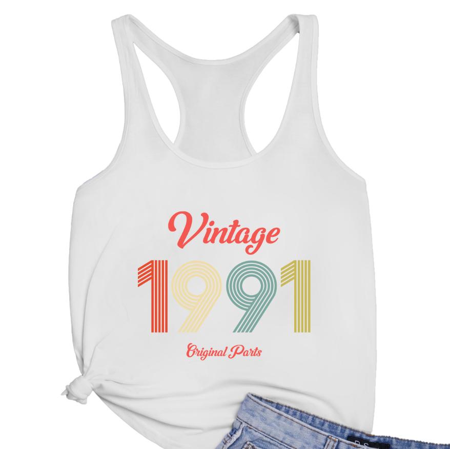 Cheap Vintage 1991 Original Parts Loose Racerback Vest 30th Birthday ...