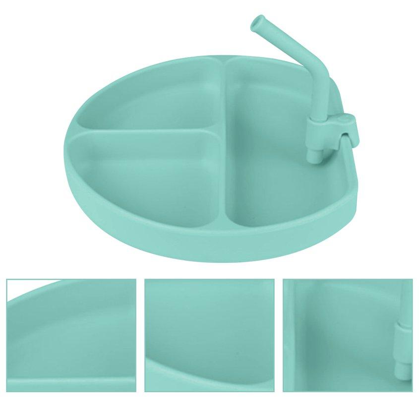 Buy Silicone Plates For Toddlers Divided Children Plates Non-toxic Bpa ...