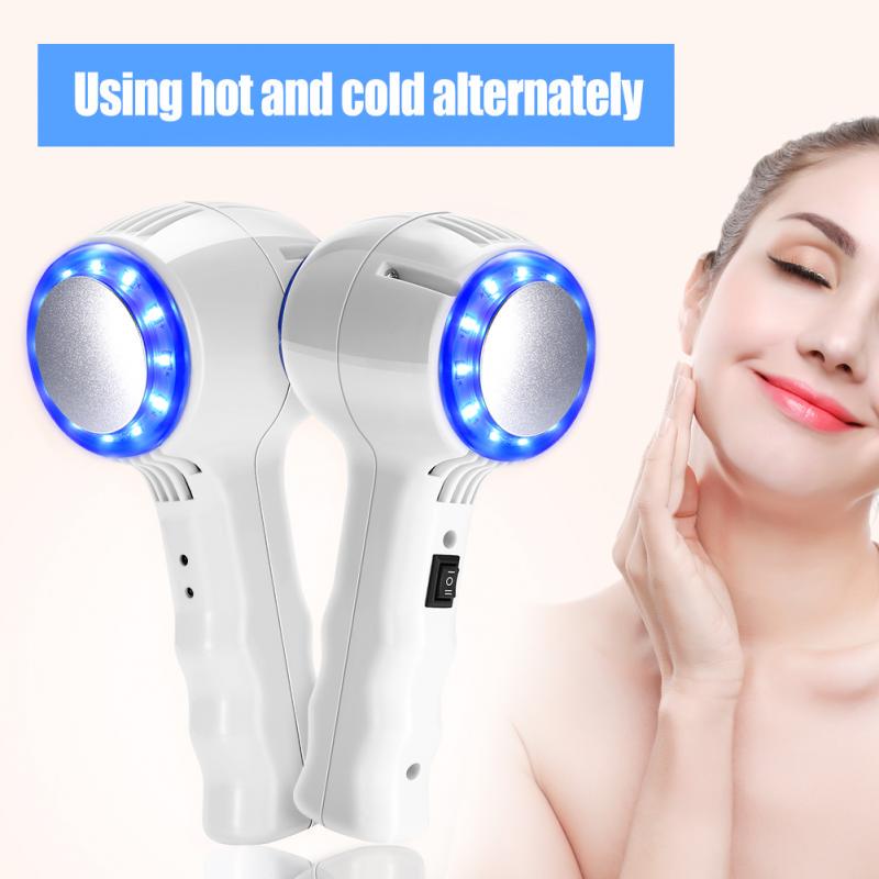 Buy Hot & Cold Hammer Facial Skin Lift Anti Aging Blue Photon Therapy ...