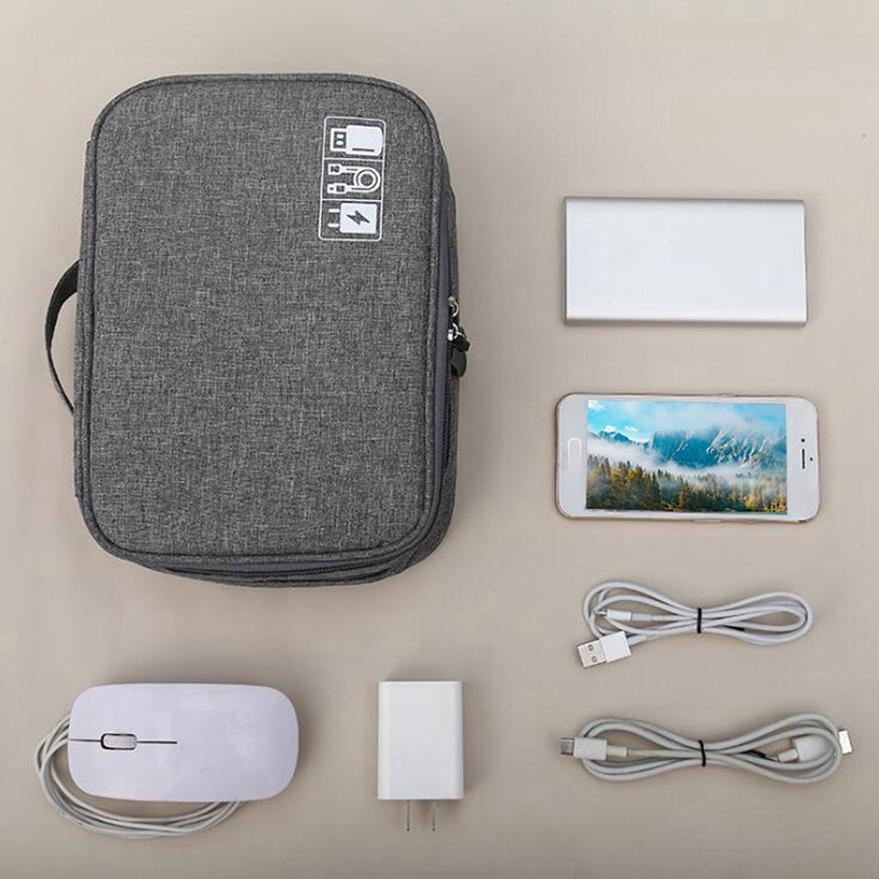 Cheap Portable Travel Storage Bag Electronics USB Cable Insert Case ...