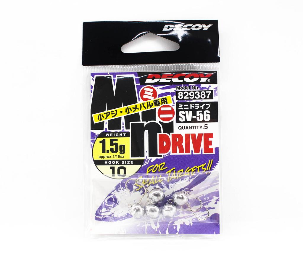 Buy Decoy SV-56 Jig Head Mini Drive Hook Size 10 , 1.5 Grams (9387) at affordable prices — free ...