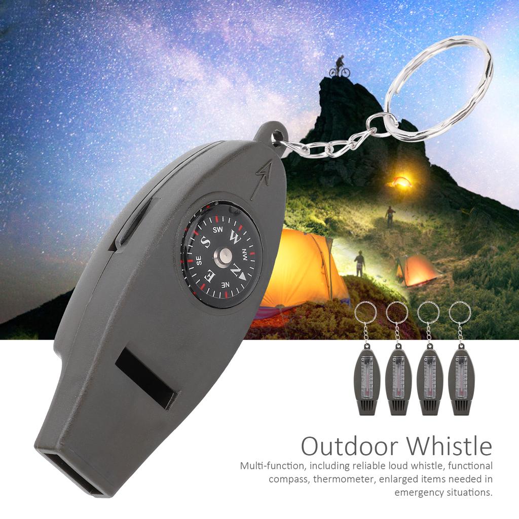 Buy 4pcs Multifunction Whistle 4 In 1 Survival Outdoor Portable for ...