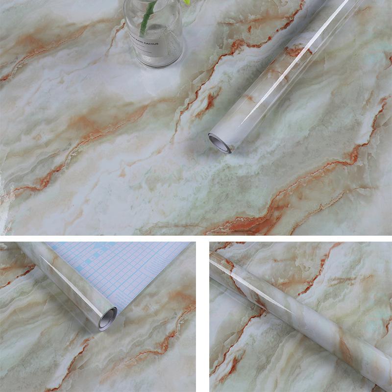 Buy 5 Meters Stove Kitchen Oil-proof Sticker Wall Tile Marble Stickers ...