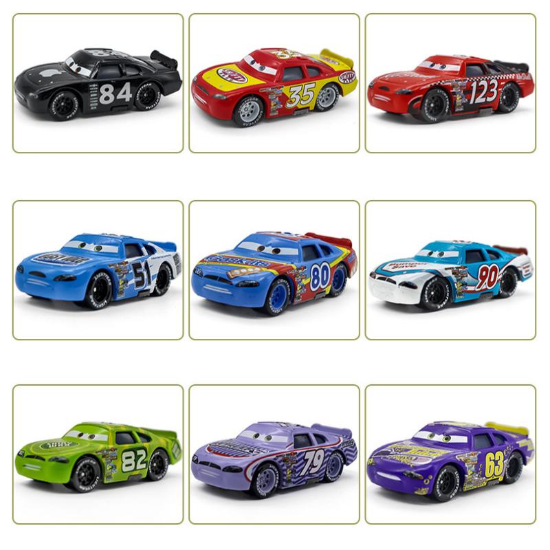 Buy Disney Racer Pixar Cars NO.33 NO.117 NO.35 Racing Cars 2 Toys Metal ...