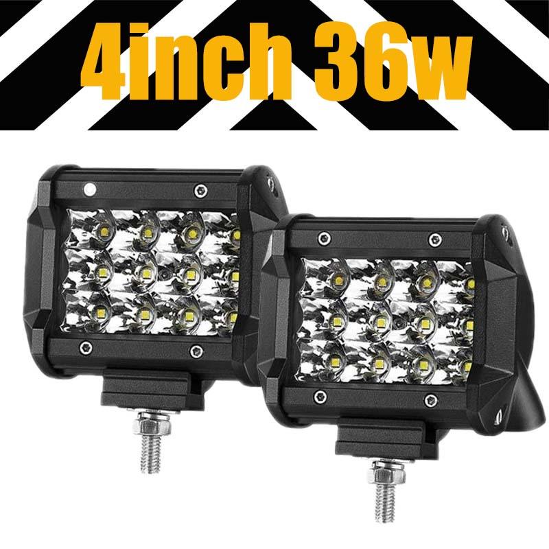 36W 4INCH Car Working Lamp Offroad Work Light Truck Lights Led Work ...
