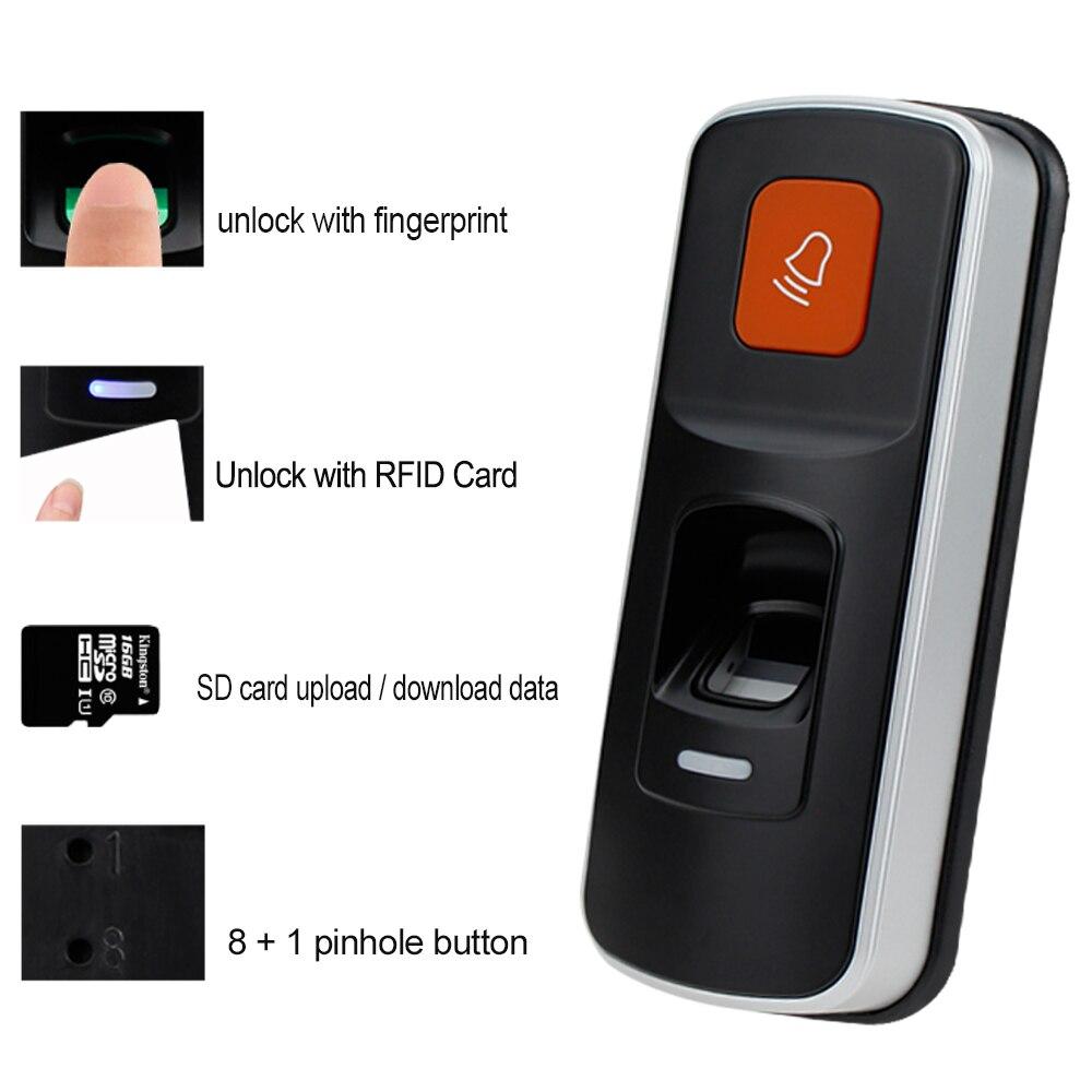 Buy RFID Standalone Fingerprint Reader 125KHz EM Controller Lock With ...