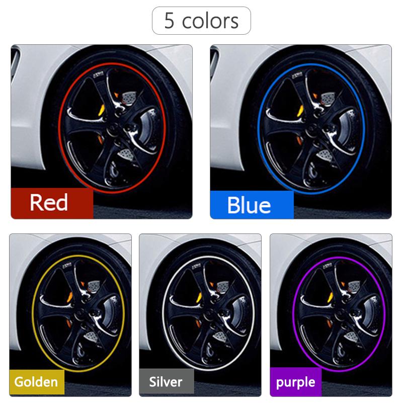 Buy Plating Colorful Car Vehicle Wheel Rims Protector Tire Guard Line ...