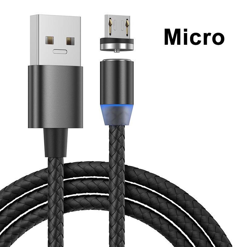 Cheap 1-3Pieces 1M Type-C/IOS/Micro USB Fast Magnet Charging Cable ...