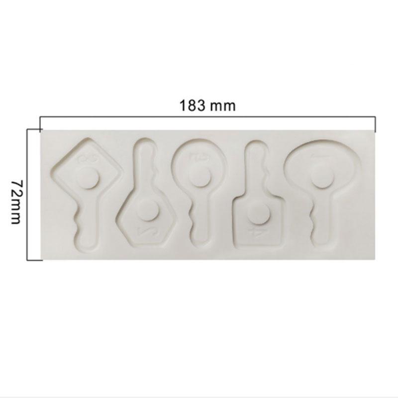 Keys Silicone Mold Fondant Mould Cake Decor Tool Chocolate Gumpaste ...