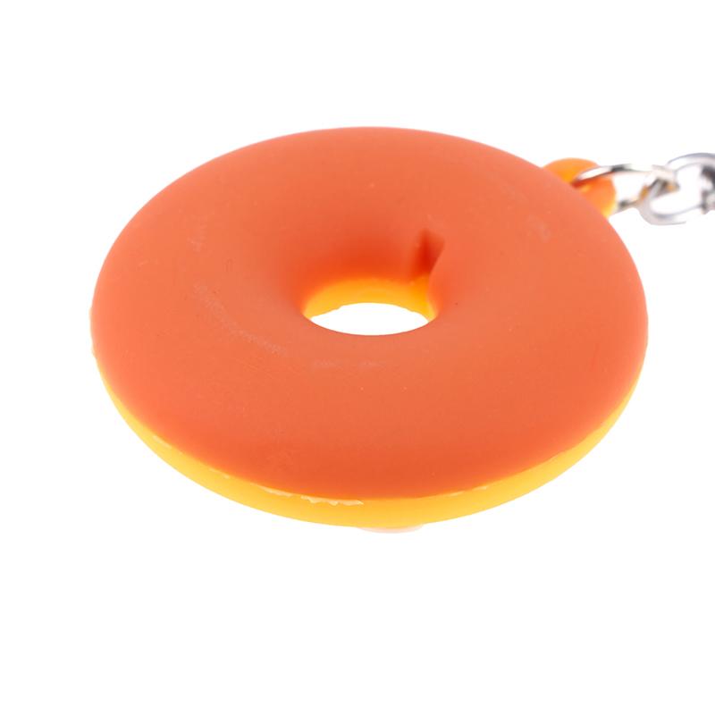 Buy 1Pcs New Cartoon Donut Keychain Keys Bag Pendant Decor Accessories ...