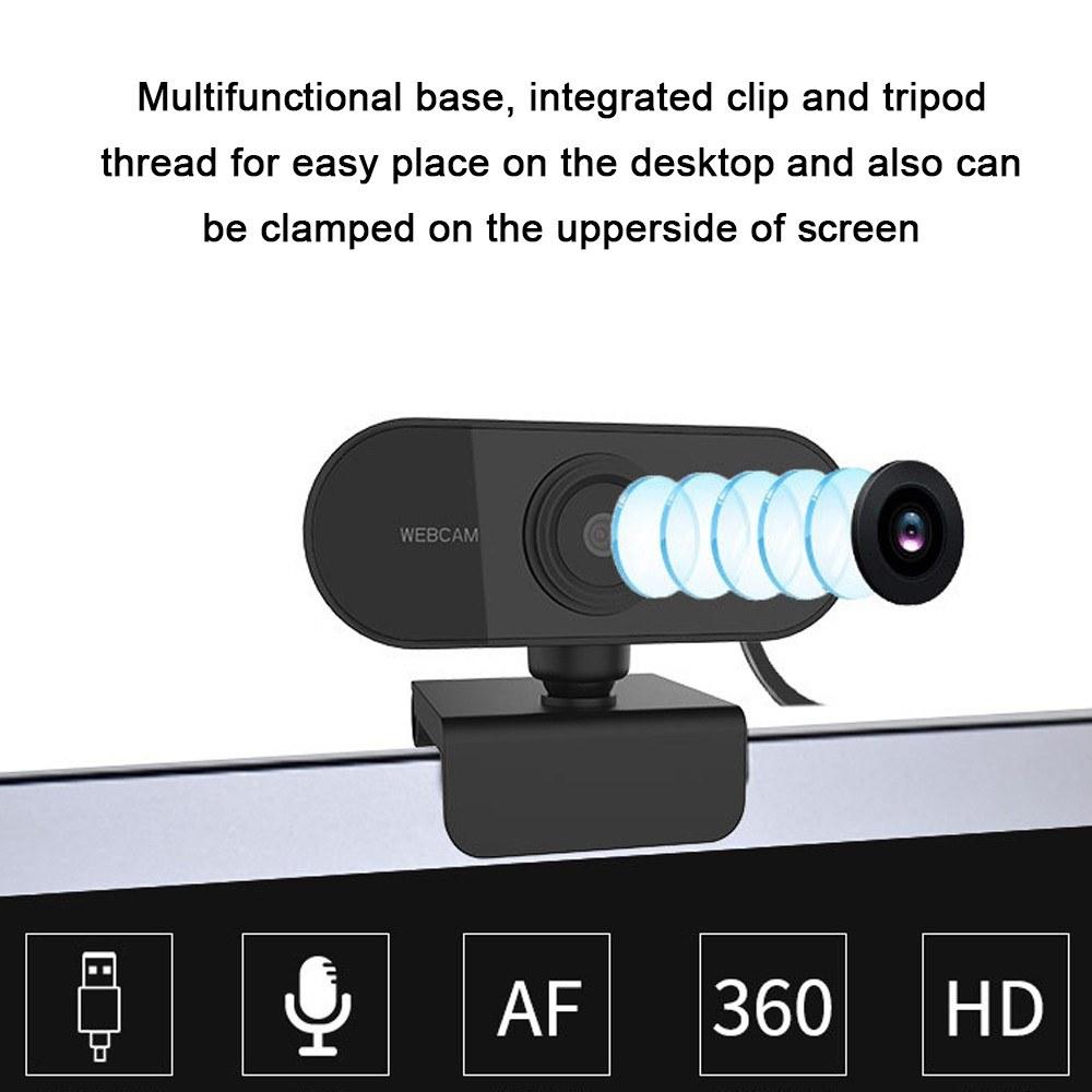 Buy HBKS USB2.0 1080P FHD Webcam 2M Pixel Video Web Camera with ...