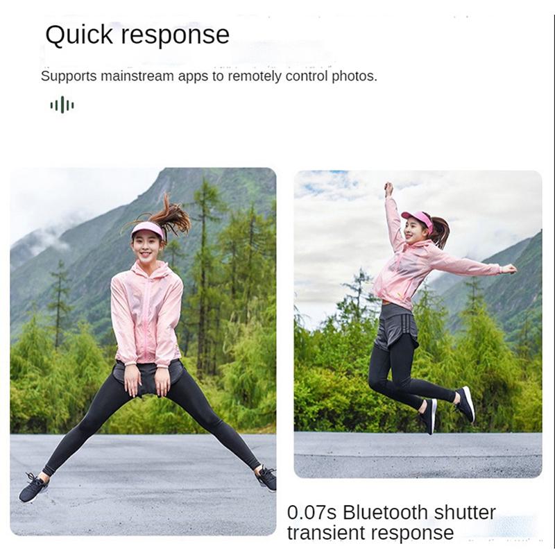 Mini Portable Bluetooth Remote Control Camera Wireless Selfie Shutter ...