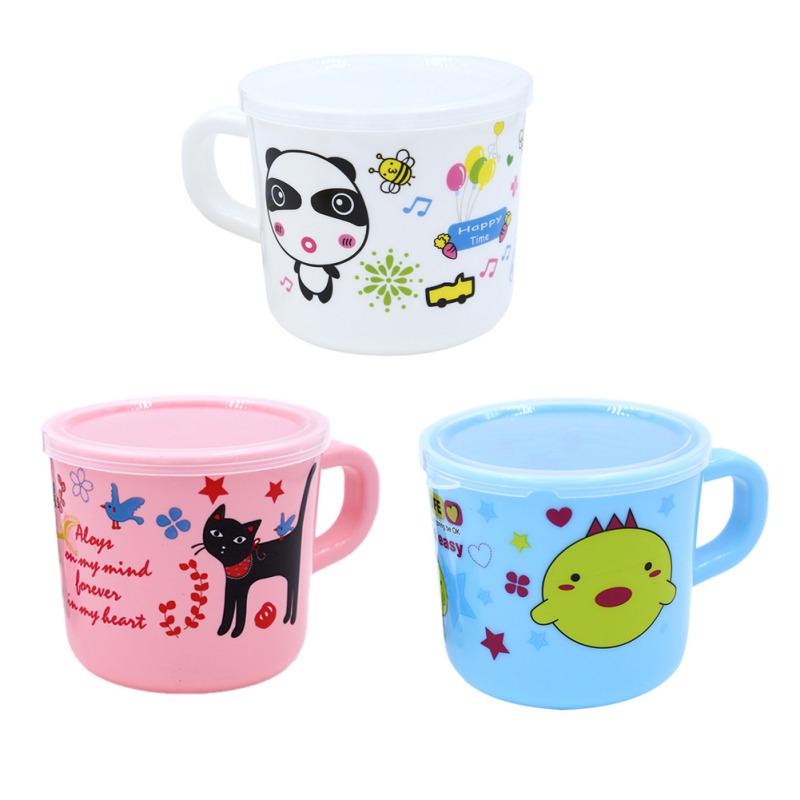 Buy Baby Feeding Cup Baby Cartoon Pattern Plastic Shatter-resistant ...