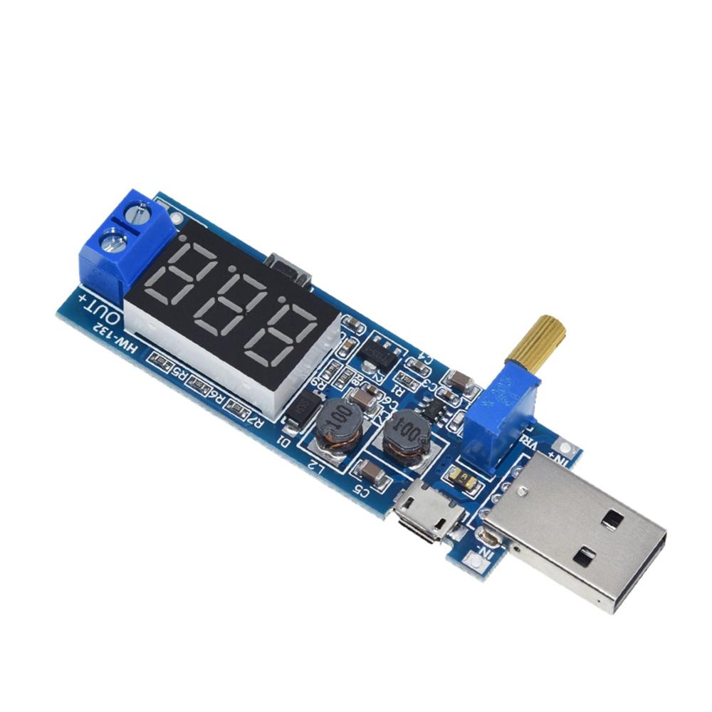 TISHRIC Boost Buck Converter USB DC Boost ModuleDC-DC 5V To 3.3V/12V Power Supply Module ...