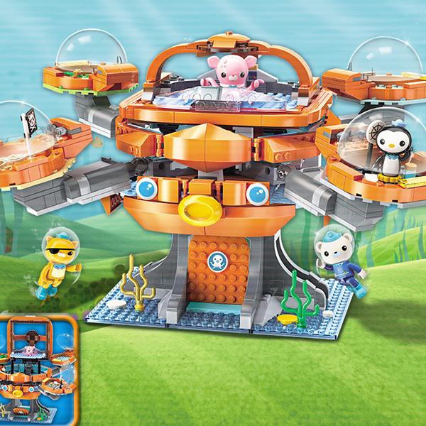 Buy 698PCS Octonauts Block Octo-Pod Octopod Playset & Barnacles Kwazii ...