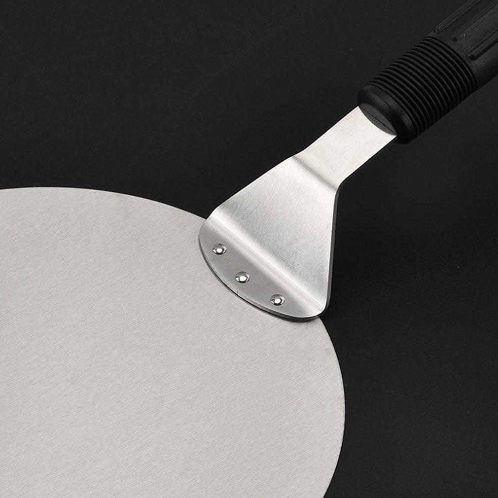 Buy [LIV] Stainless Steel Pizza Shovel With Plastic Black Handle Baking ...