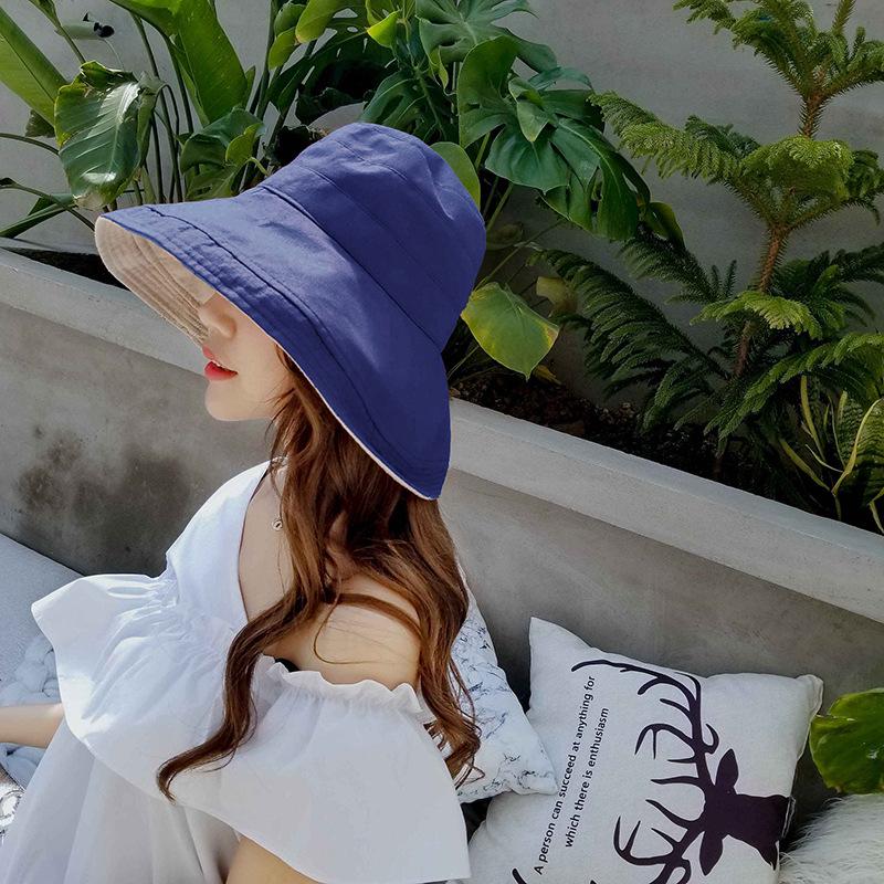 Buy Japanese Wild Fisherman Hat Summer Big Visor Sun Protection Summer ...